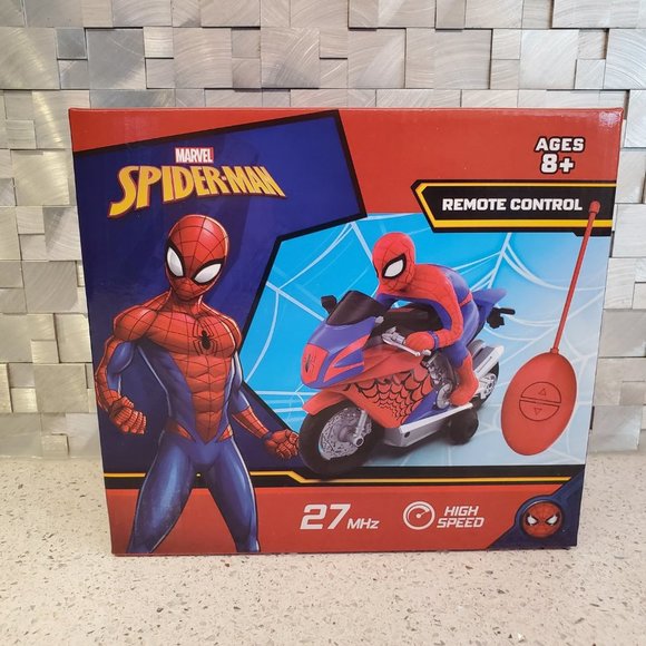 Toys | Spiderman Remote Control Motobike Spiderman Motorcycle Spiderman ...